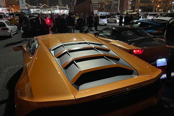 Daikoku PA JDM Car Scene Private Tour in a Lamborghini | Travel Buddies