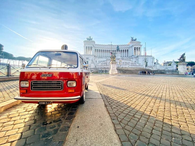 Highlights of Rome and Aperitif in a Fiat Vintage Van | Travel Buddies